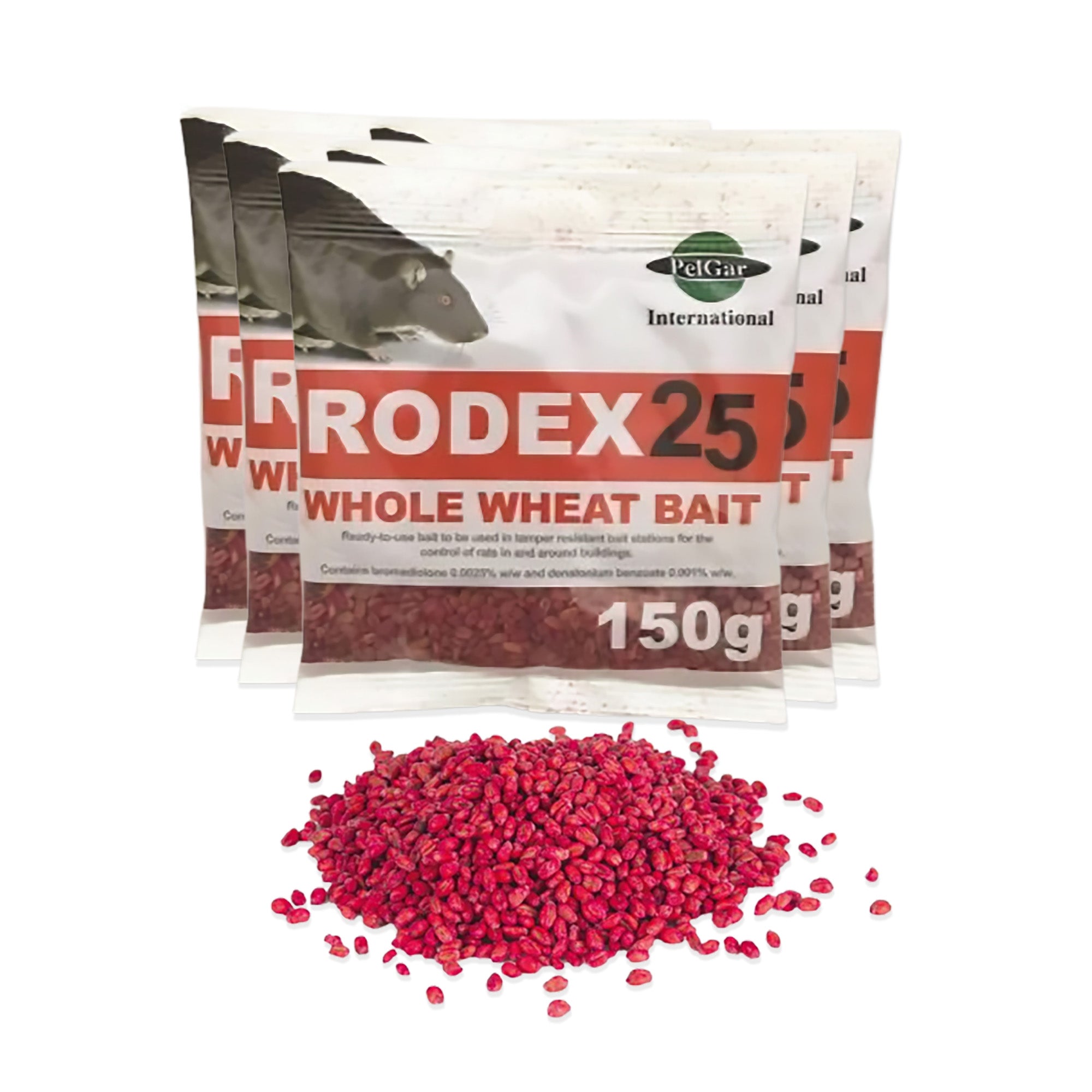 RODEX 25 WHOLE WHEAT RAT POISON - MULTI-PACK (5 x 150g) – ViroPest