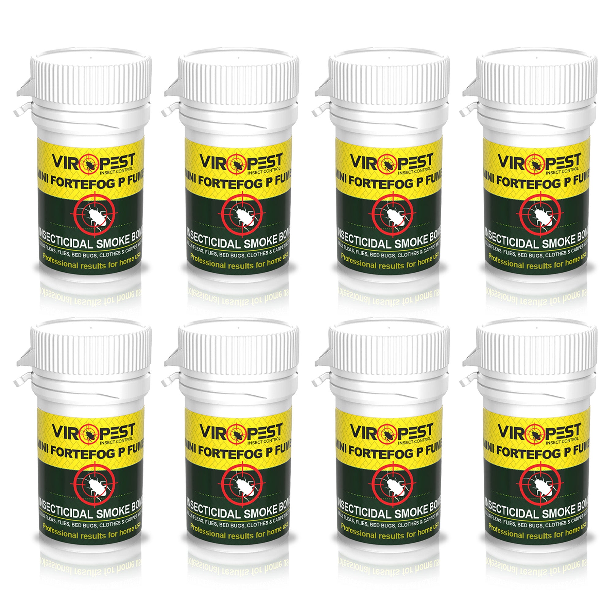ViroPest Bed Bug Fumer Smoke Bombs (Eight Pack)